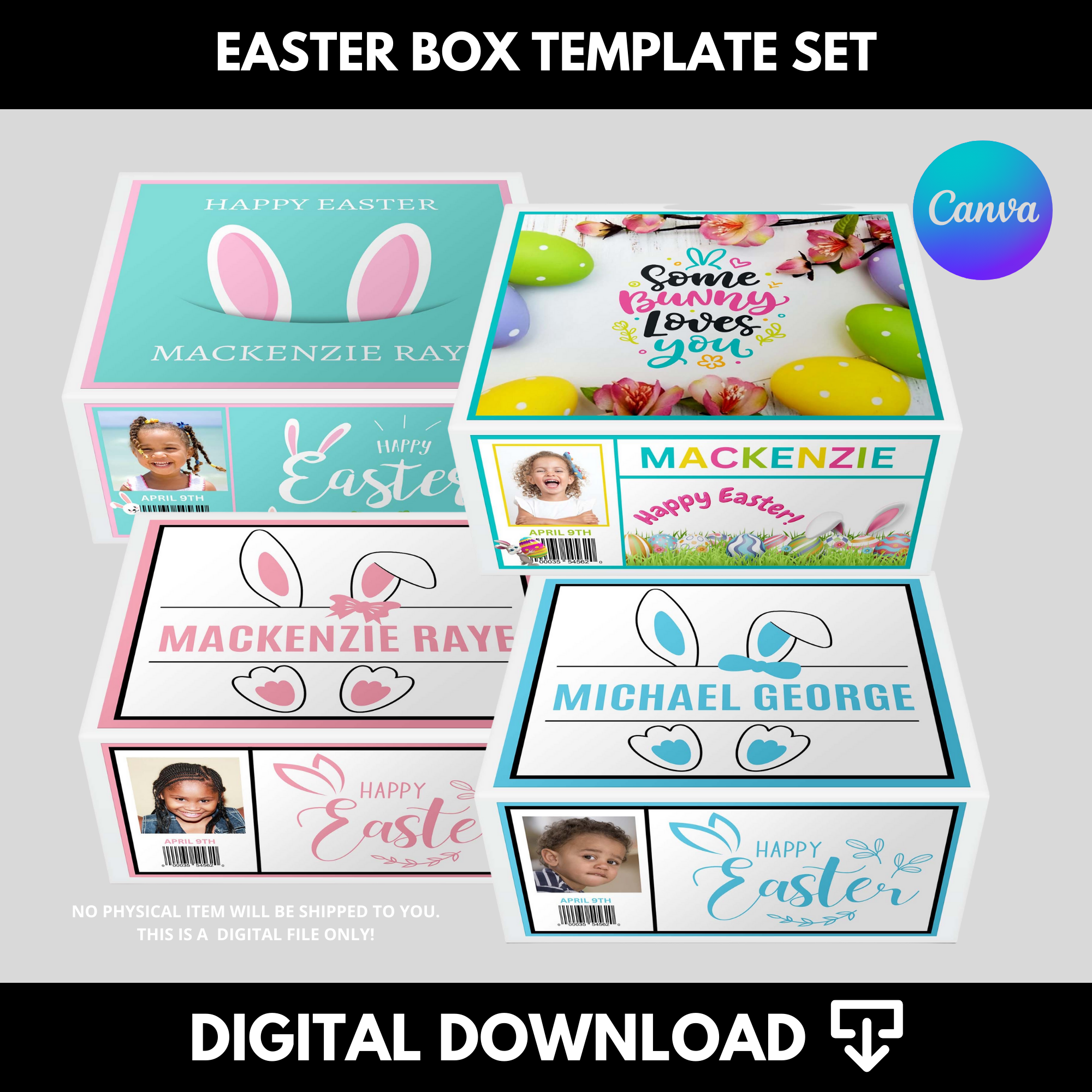 Easter Box Template Bundle – Kreations of J'adore Flava